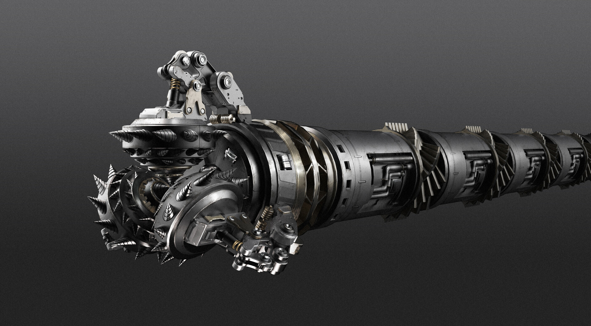 ArtStation - mechanical sandworm