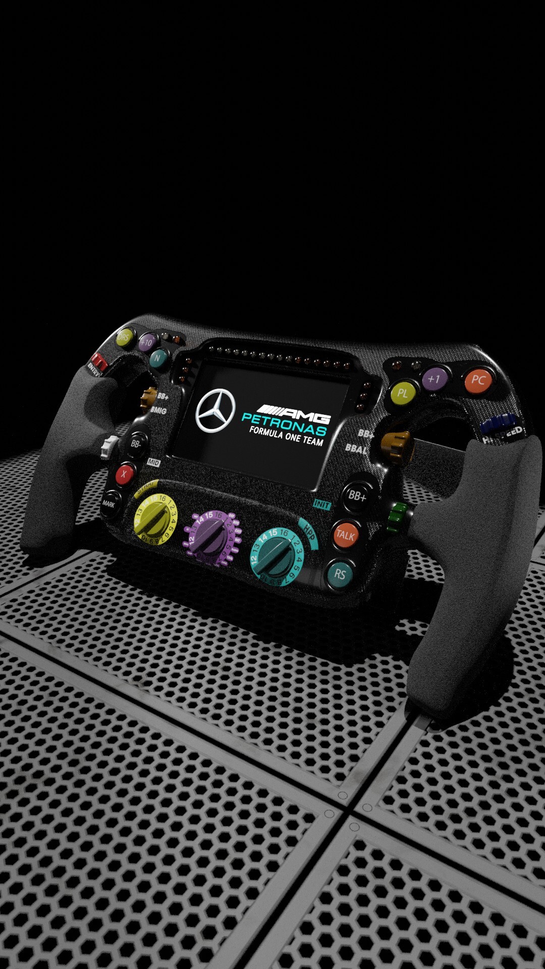 ArtStation - Mercedes-AMG PETRONAS F1 - Steering wheel