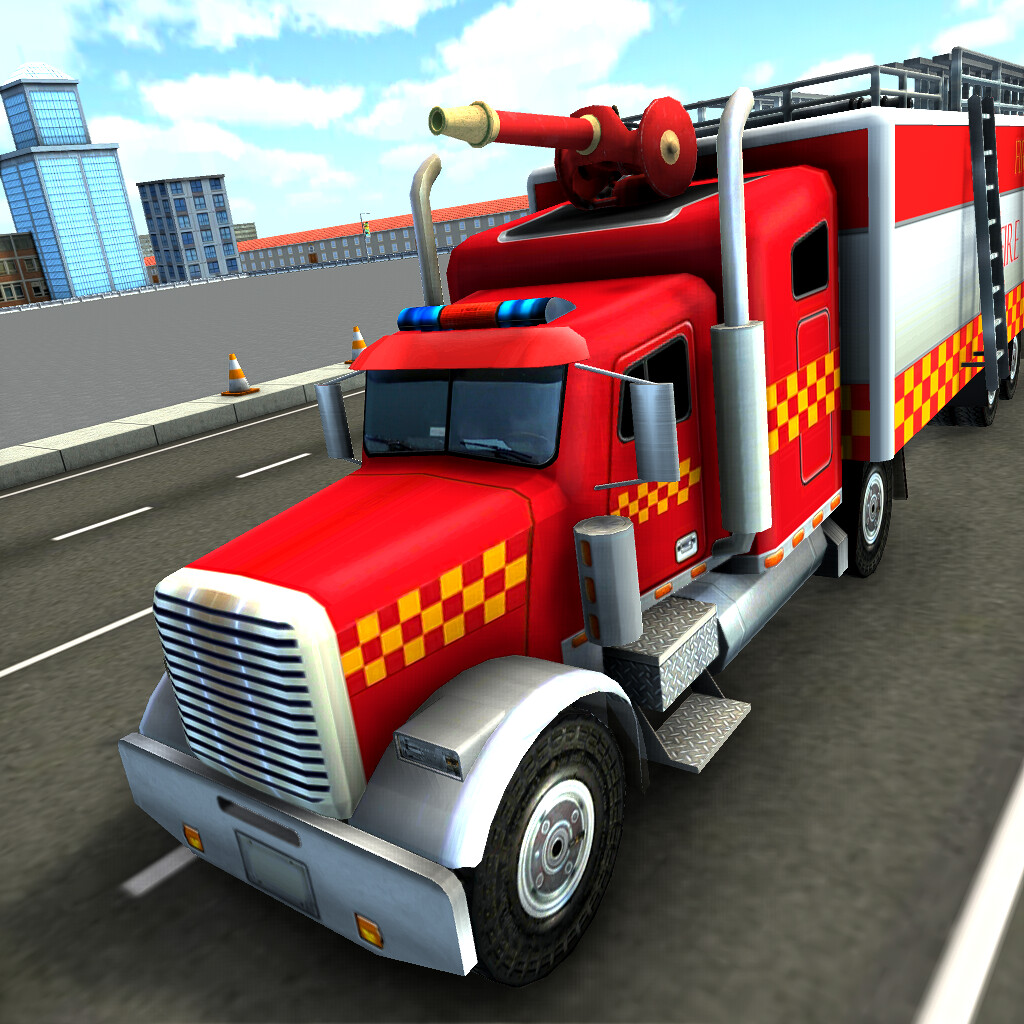 ArtStation - Fire Truck Simulator UI/UX and Post Production