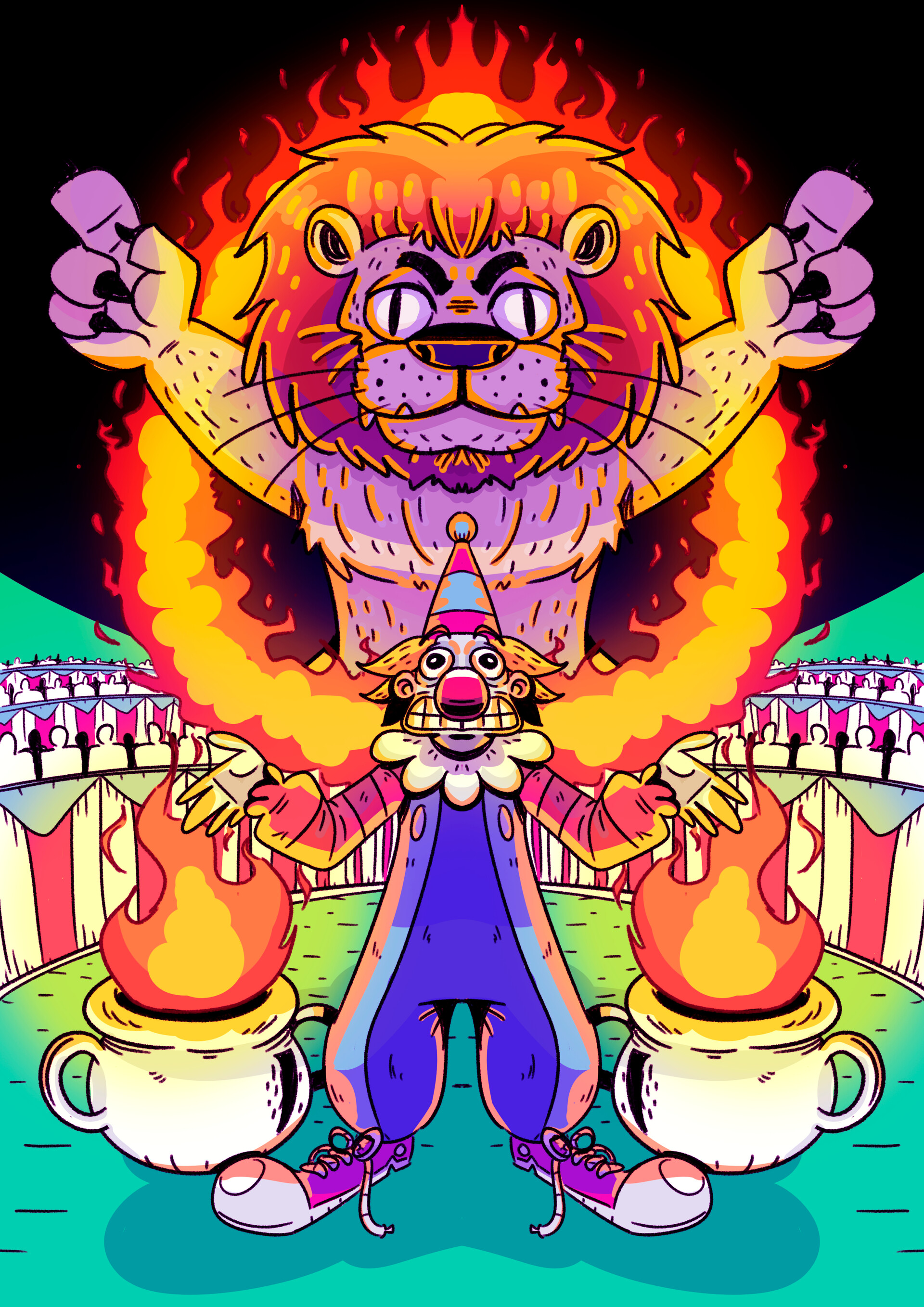 ArtStation - Circus Charlie Poster