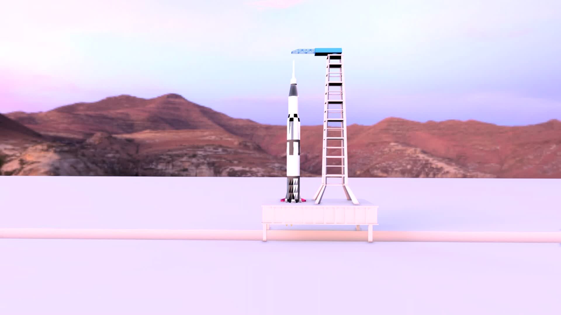 ArtStation - Particle effect - Apollo 11 launch