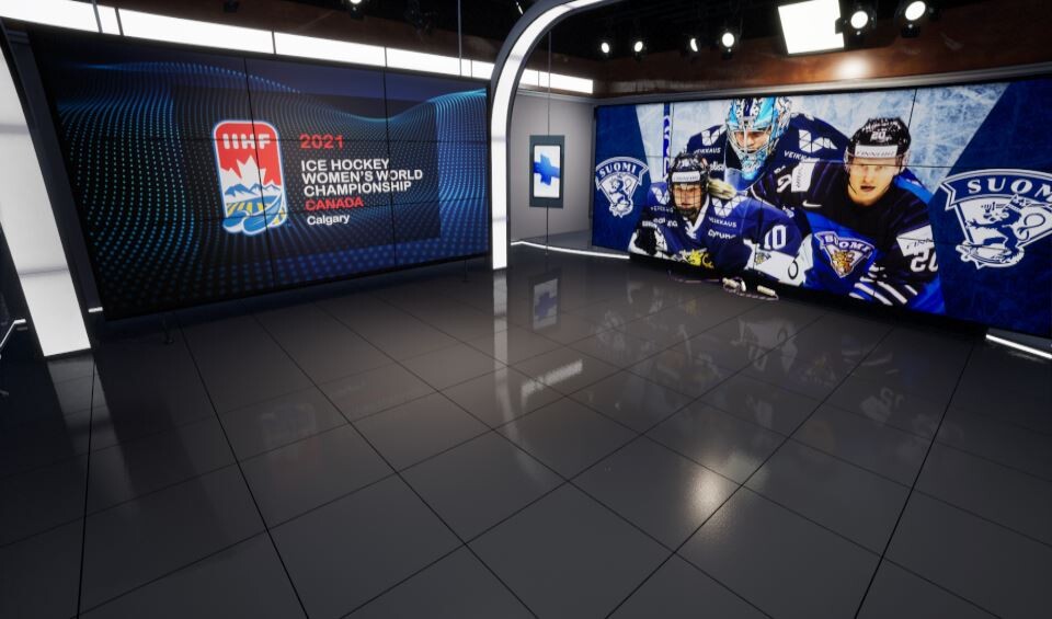 ArtStation - Virtual studio for Discovery Channel TV5