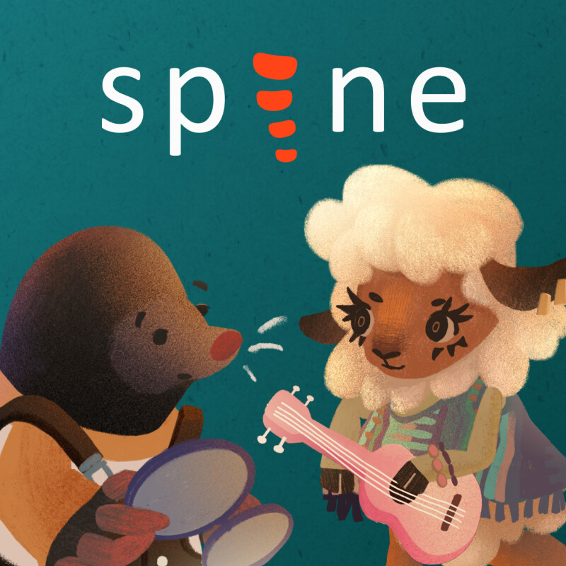 ArtStation - Mole and Lamb from "Shleepy Stories" | Spine 2D