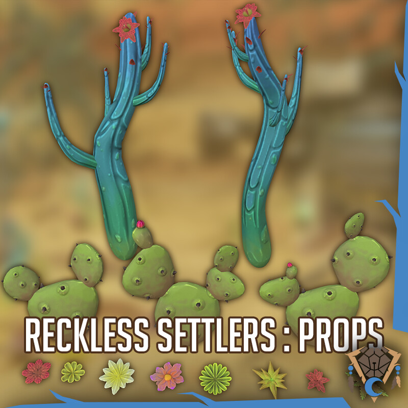 ArtStation - Reckless settlers : props