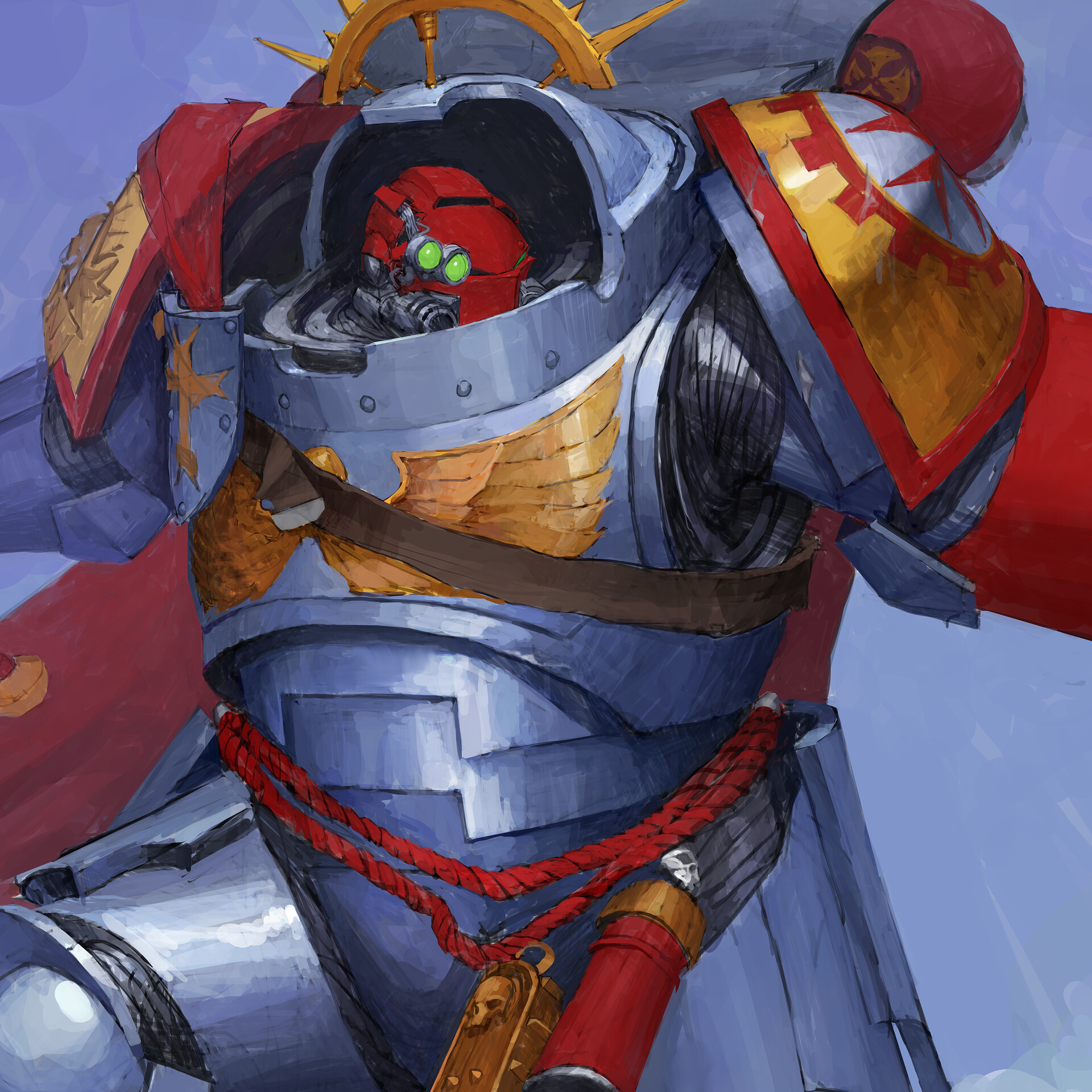 ArtStation - Rodrik Talon, Captain of the Iron Templars