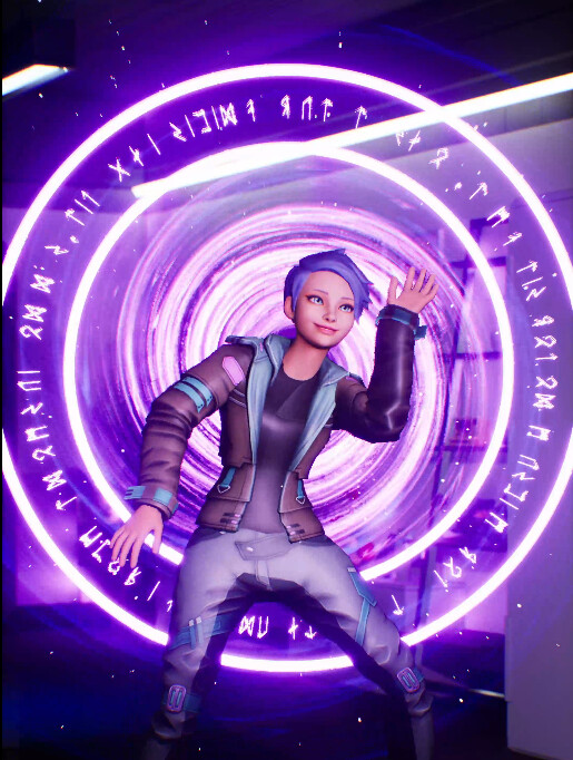 ArtStation - Niagara System - Portal