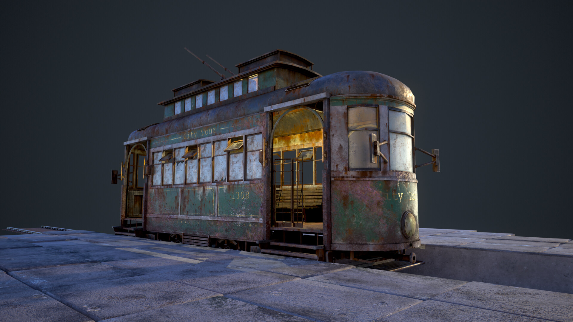 ArtStation - Old Rusted Tram UE5