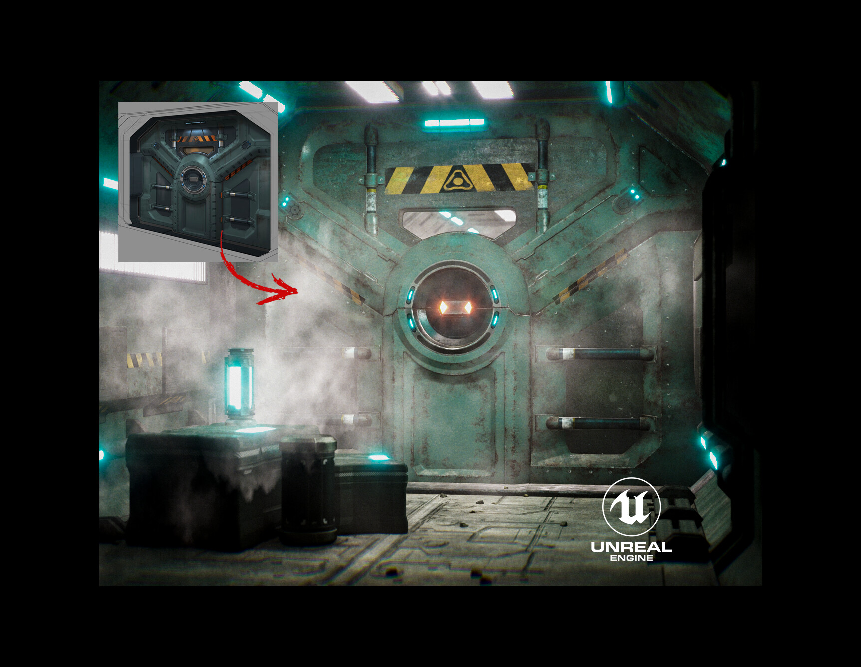 ArtStation - Doom Door cinematic