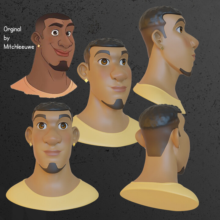 ArtStation - Head Bust