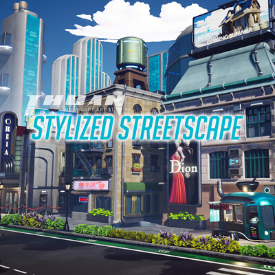 ArtStation - Stylized Streetscape