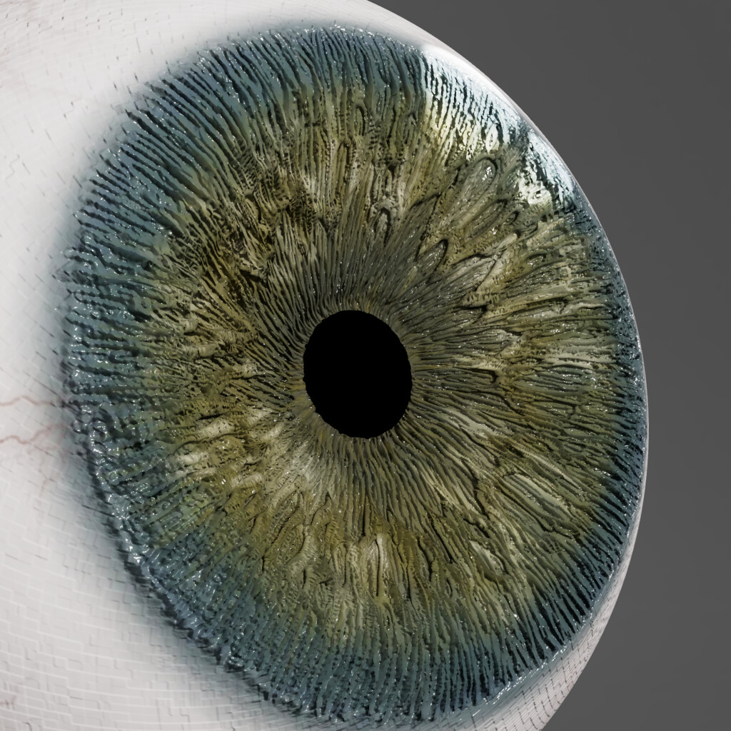 ArtStation - Realistic Human Eye