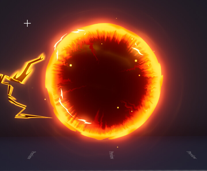 ArtStation - Dark Electric Energy Ball VFX