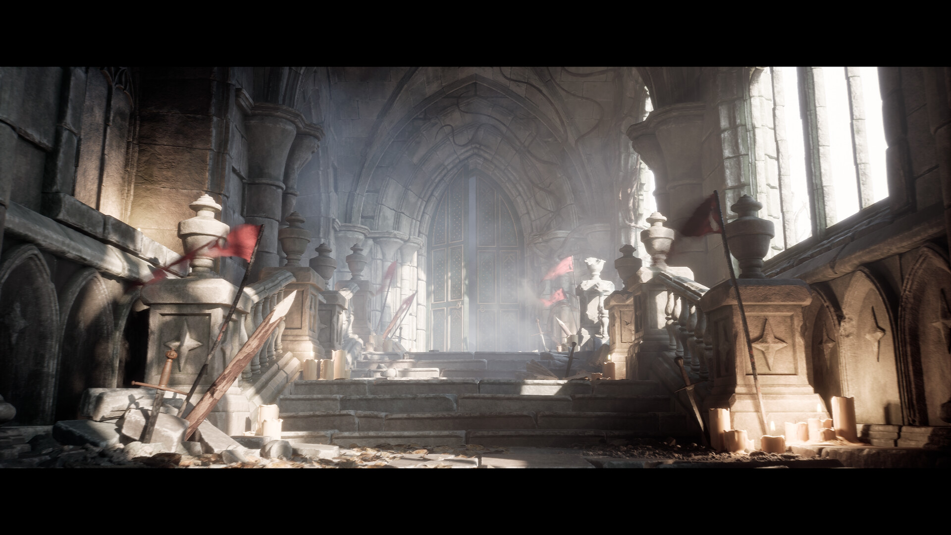 ArtStation - Gothic Hallway - Unreal Engine 5.1