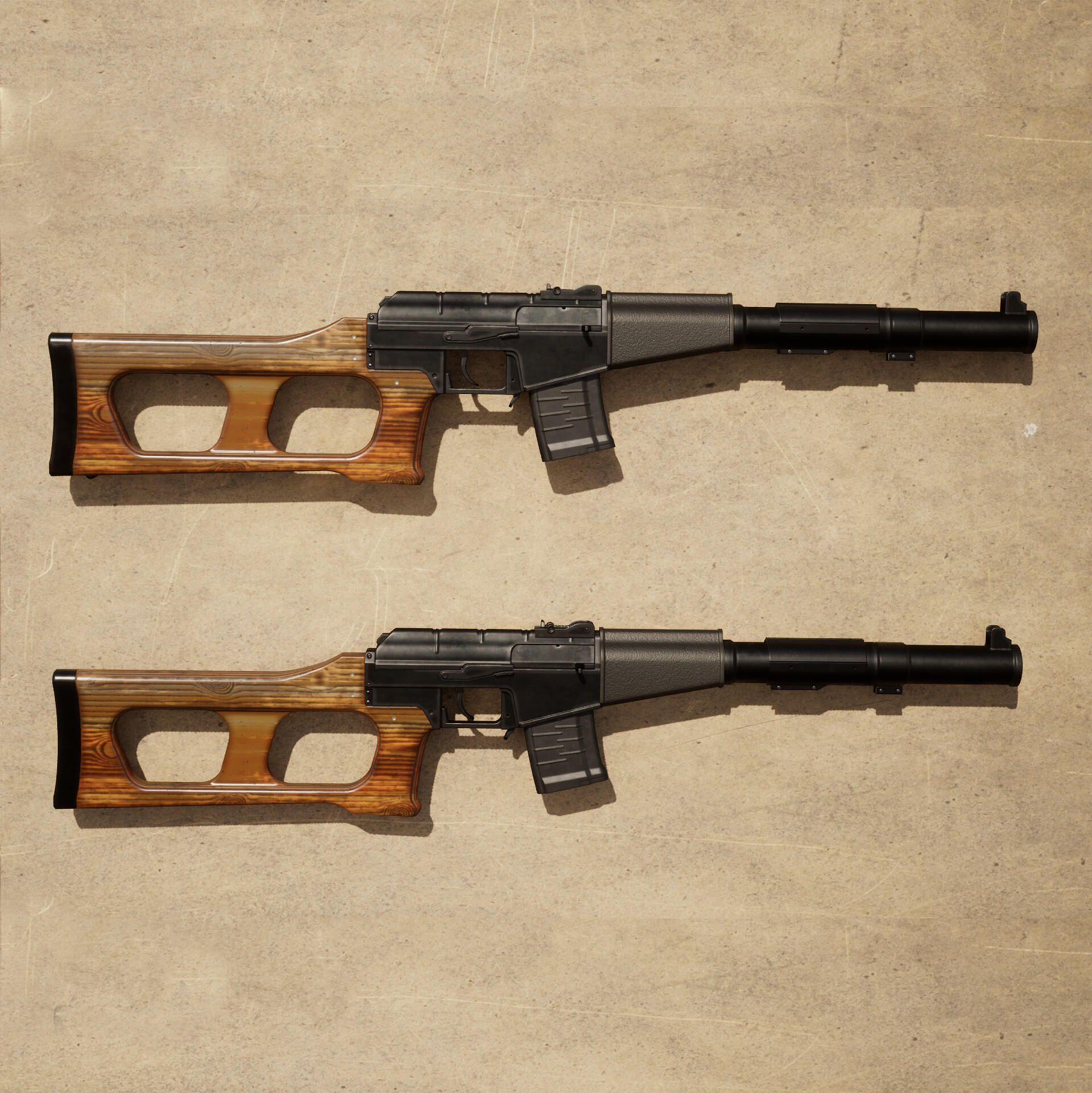 ArtStation - FPS VAL Modular Weapons Pack