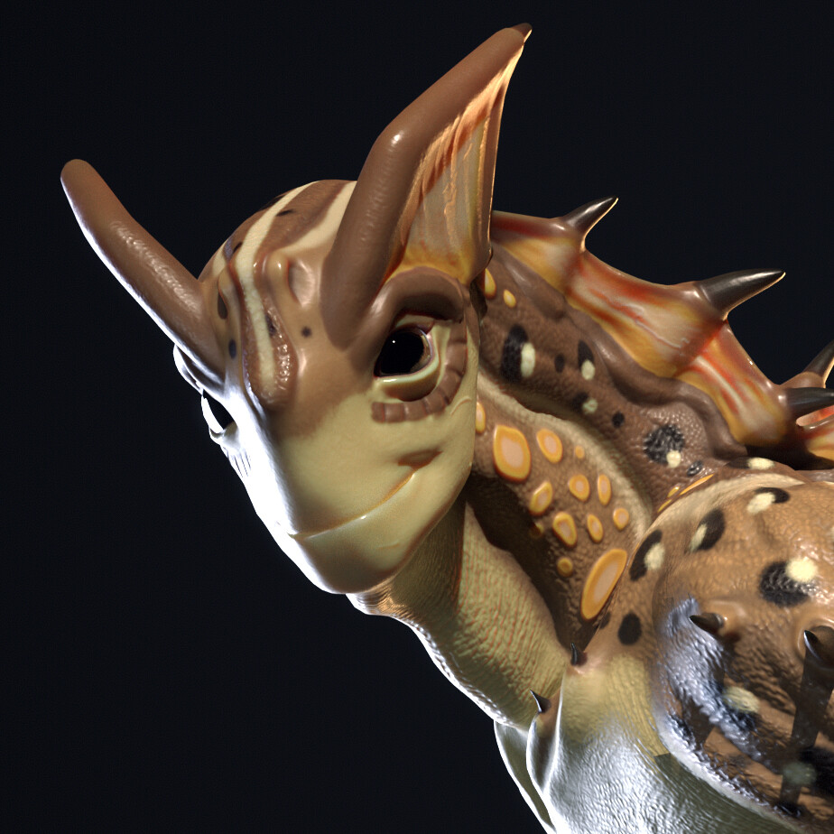 ArtStation - Female Spikesaur