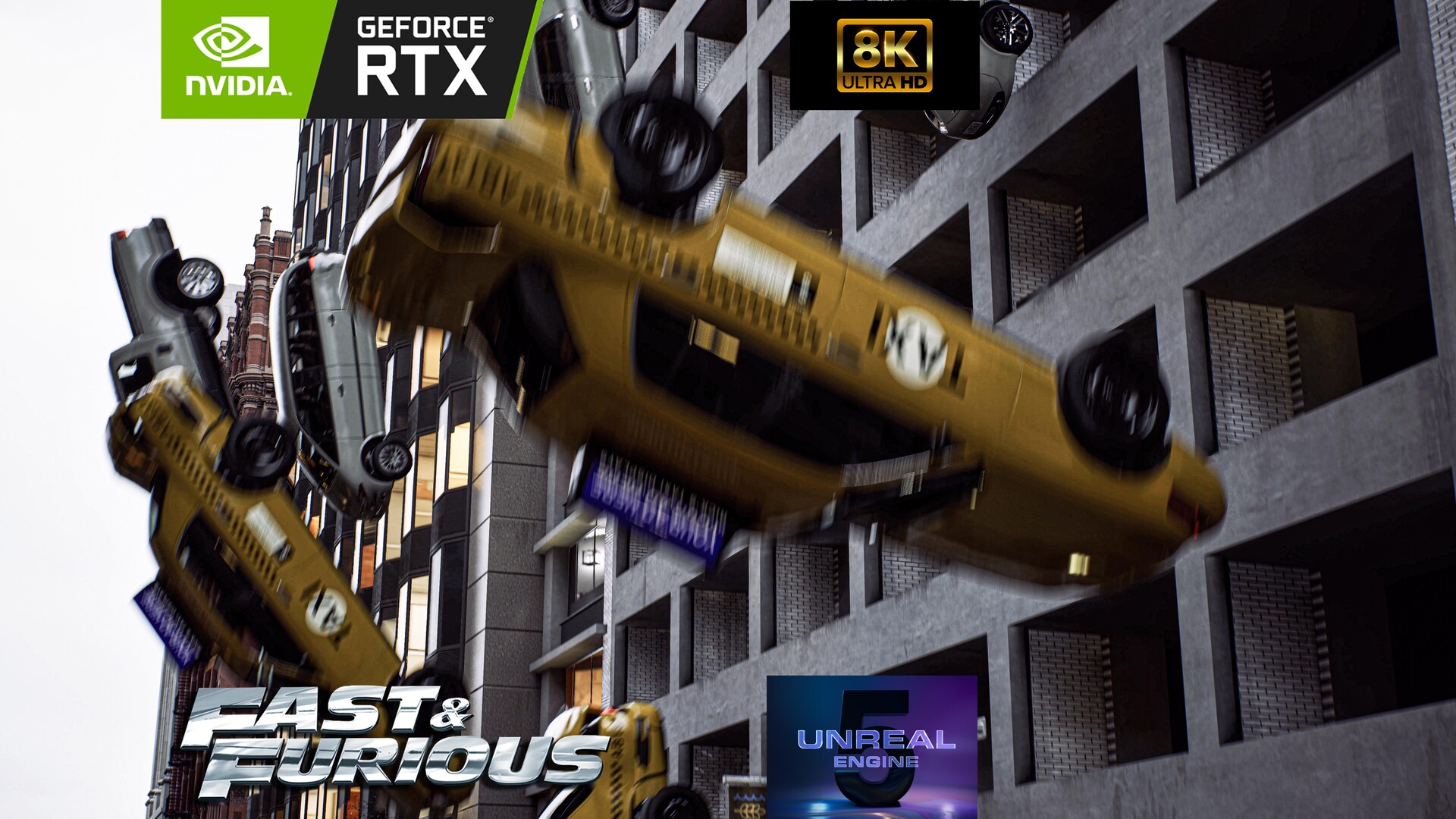 ArtStation - Fast & Furious - Raining cars scene in UE5 but 8k 60 fps