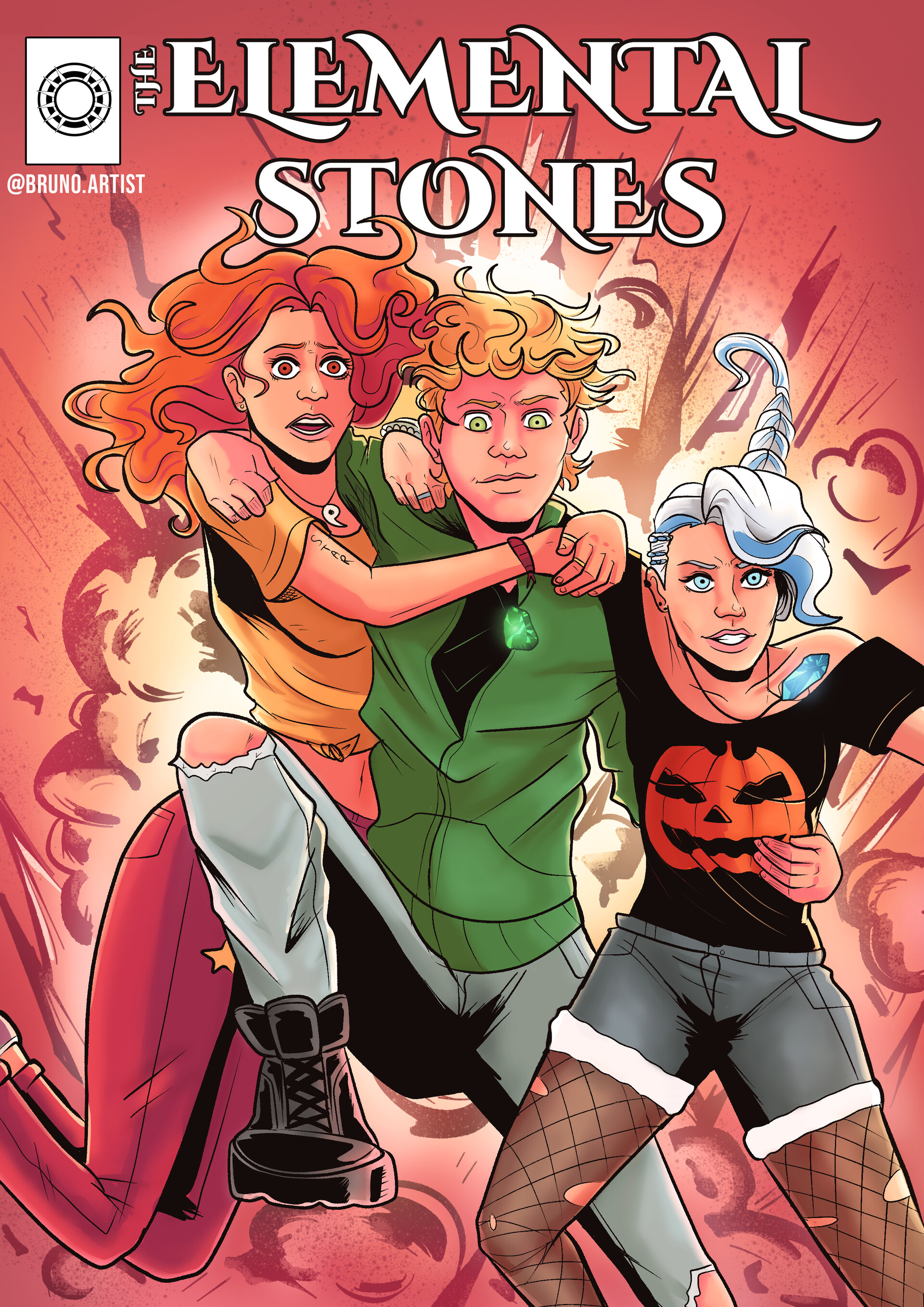 ArtStation - The Elemental Stones - Cover #1