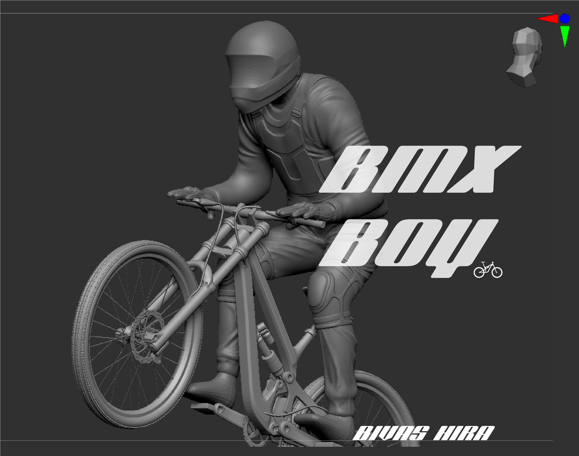 ArtStation - Bmx Boy (WIP)