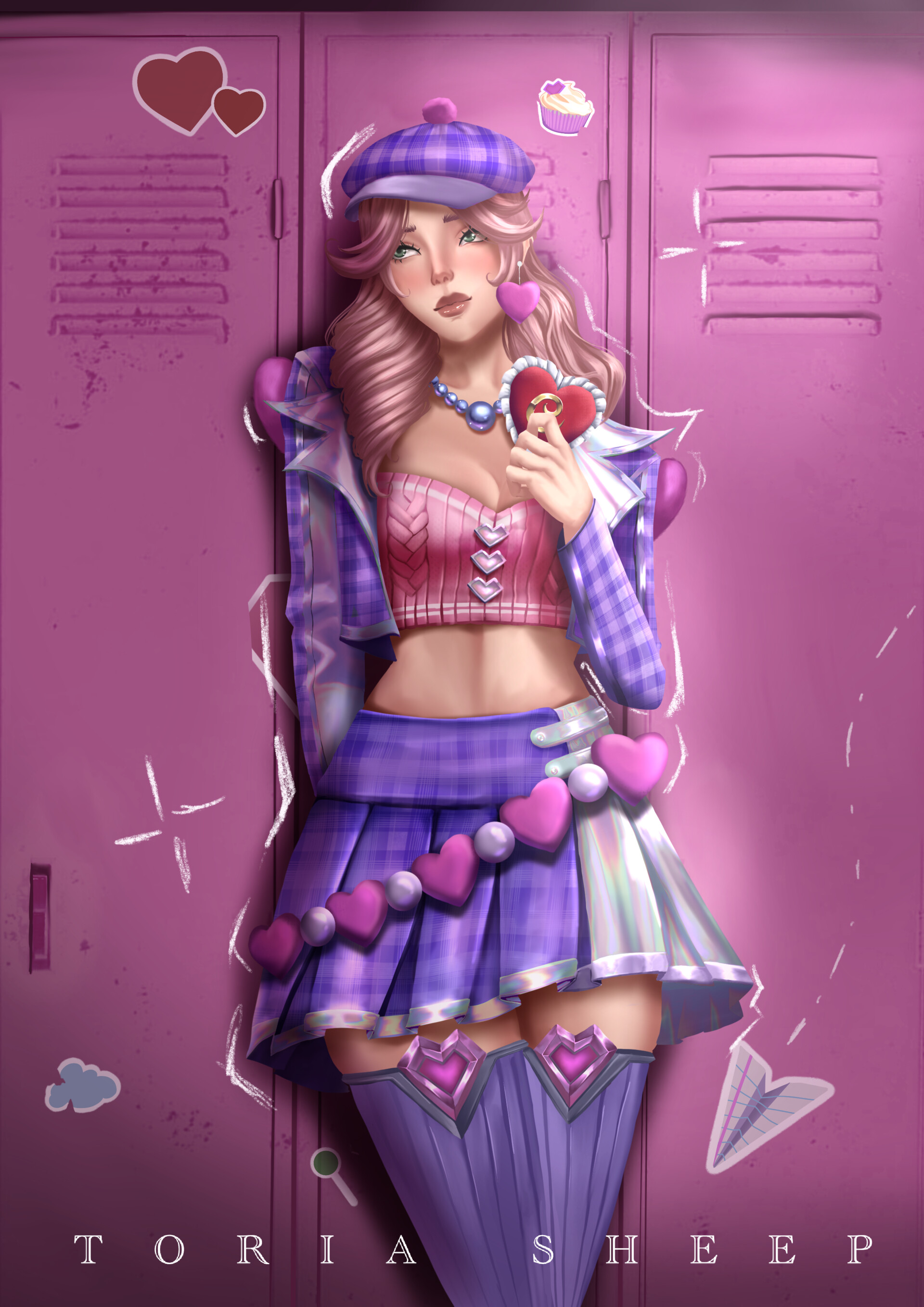 ArtStation - [FanArt] Heartthrob Caitlyn from League of Legends