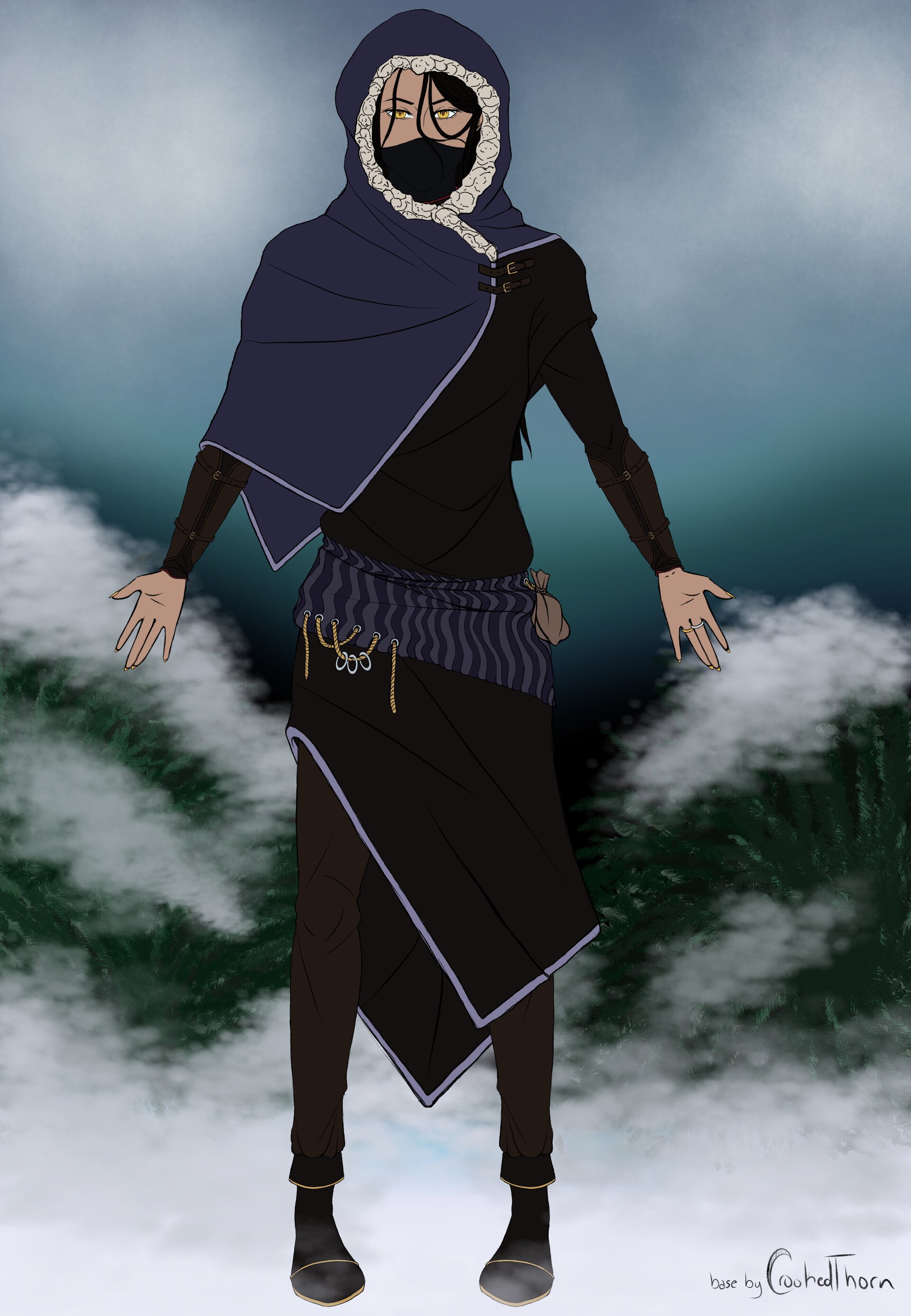 ArtStation - Winter Rogue Character Design - Full Process