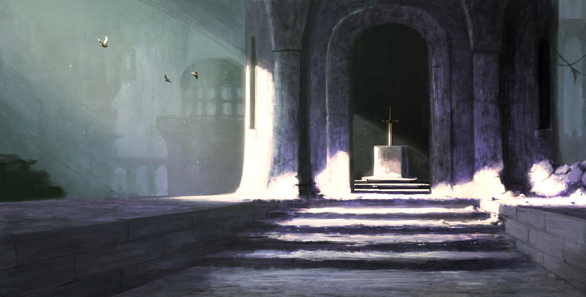 ArtStation - A Hero Rests