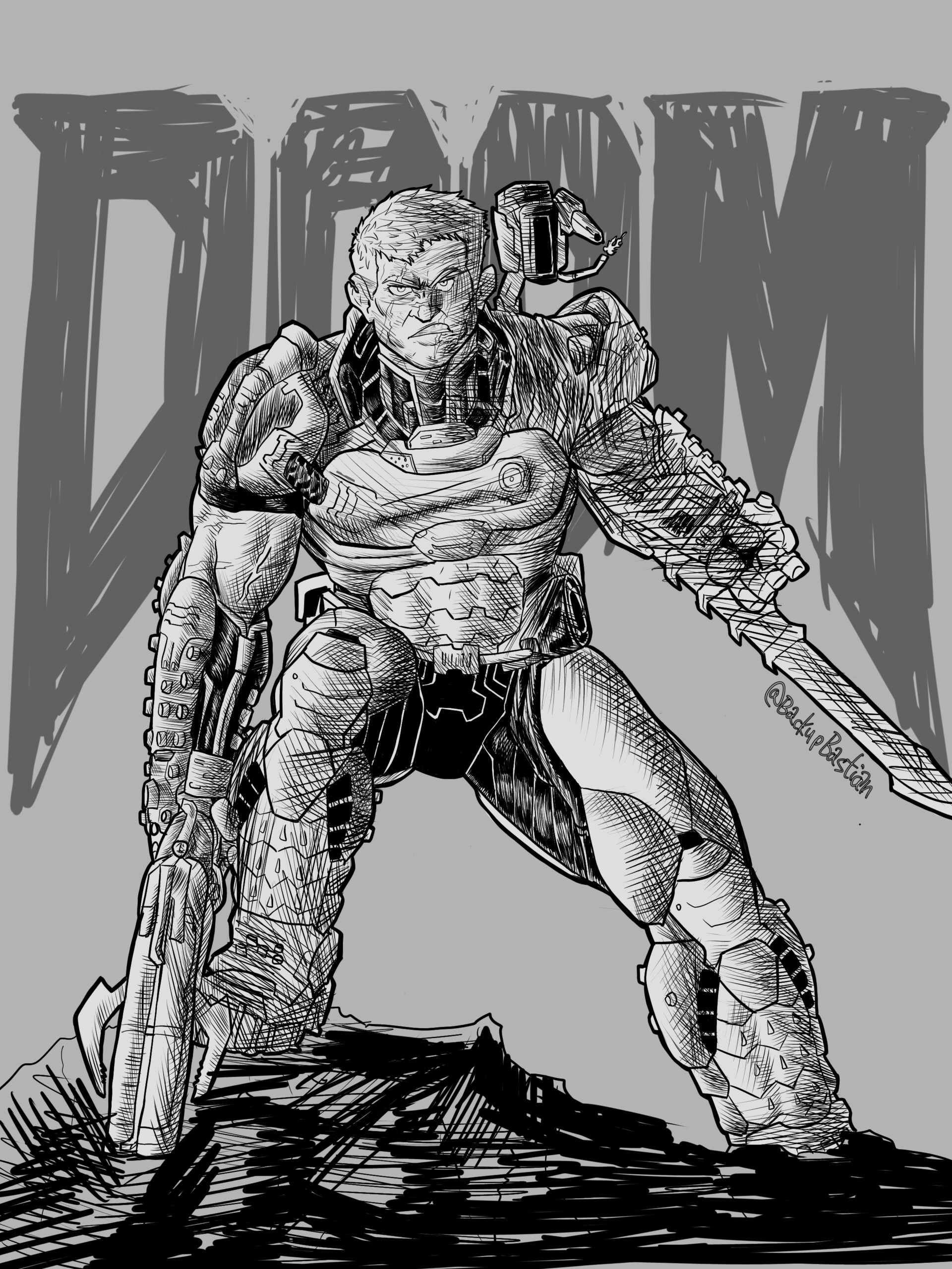 ArtStation - The Doom Slayer