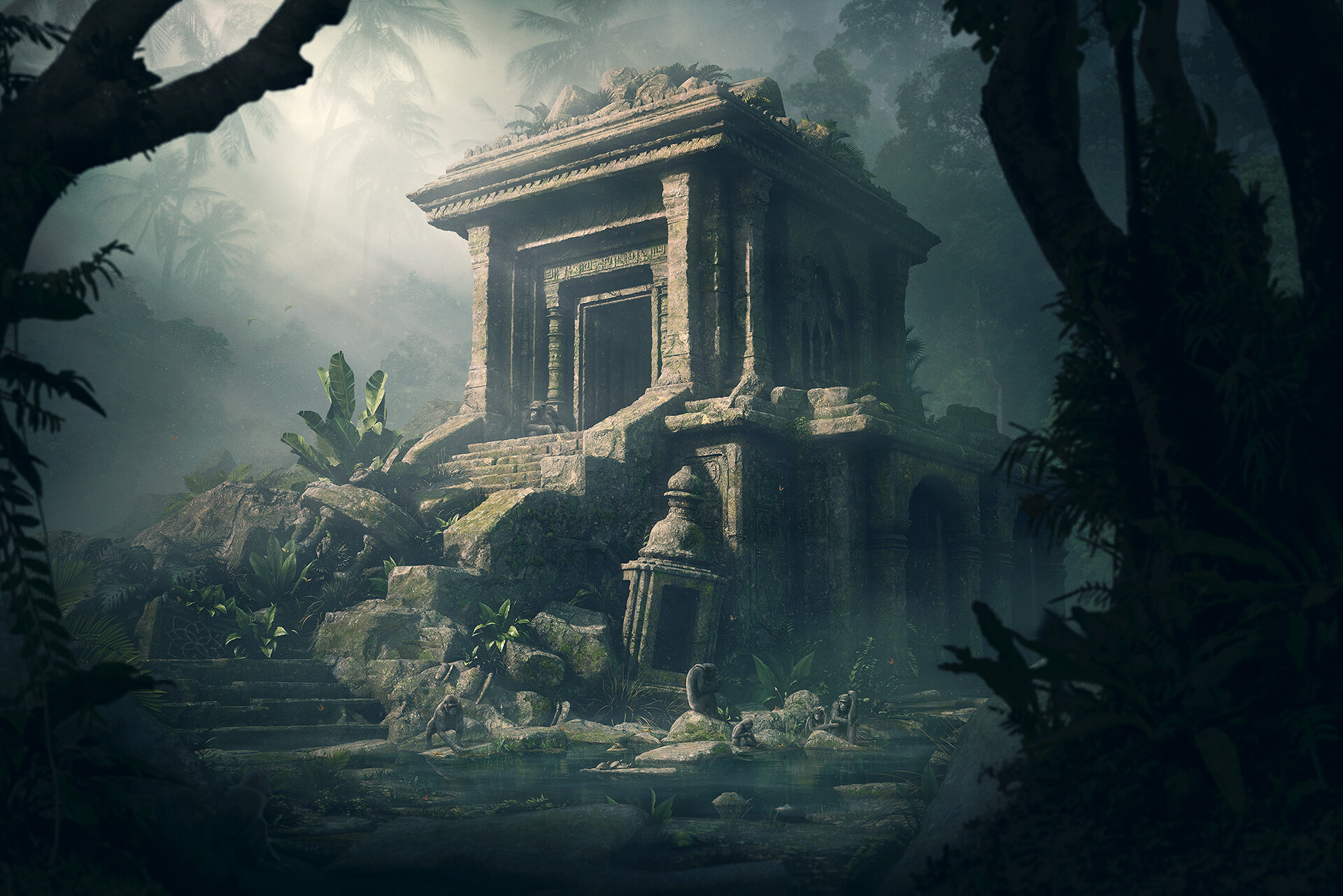 ArtStation - Jungle Ruins