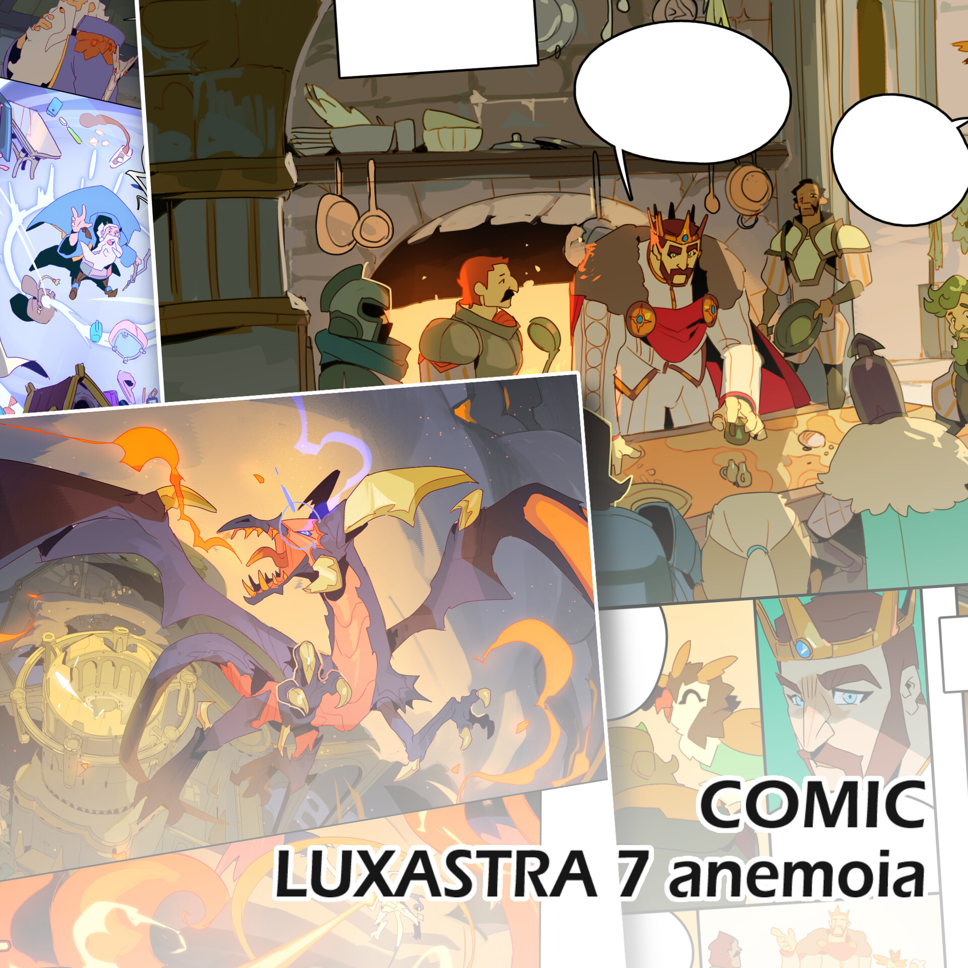 ArtStation - LUXASTRA 7 : anemoia - Comic