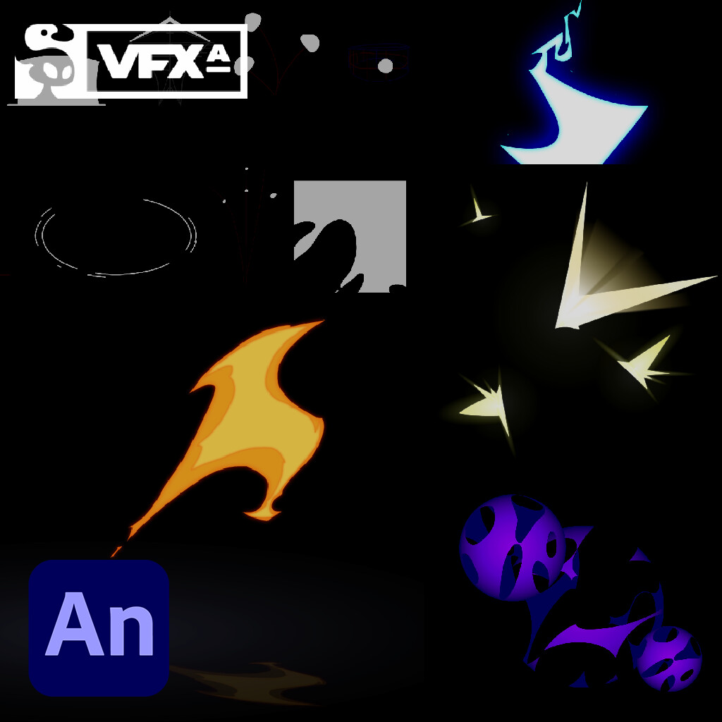 ArtStation - 2D FX Animations | VFX Apprentice Studies