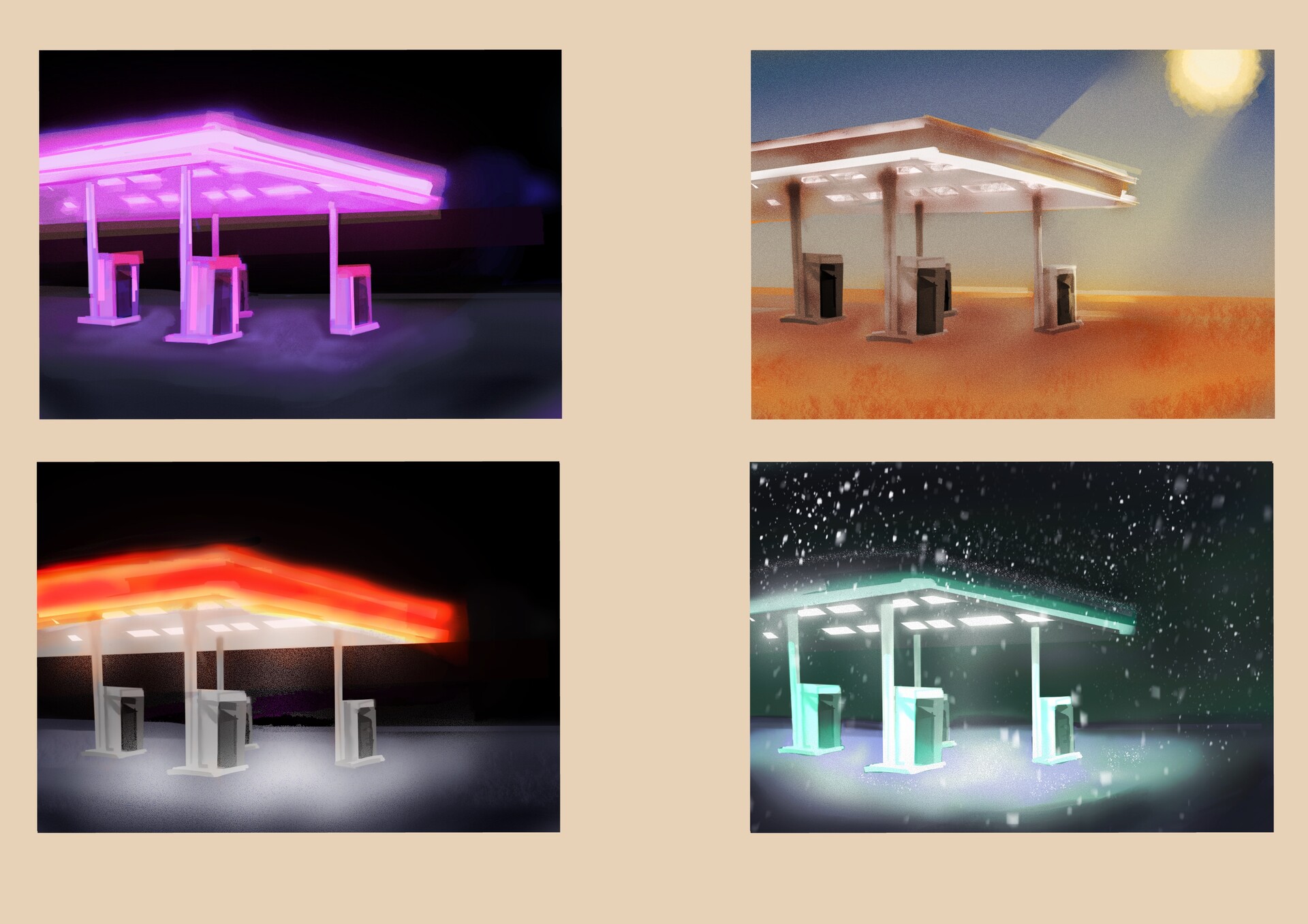 ArtStation - Painting studies