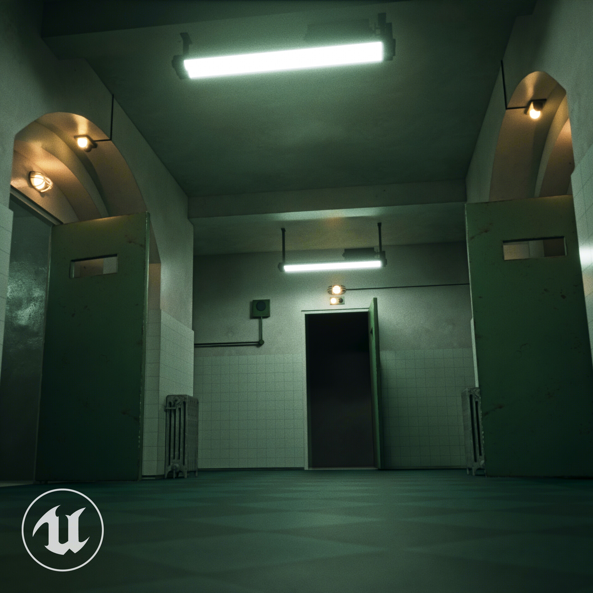 ArtStation - Lighting Study | Arkham Asylum
