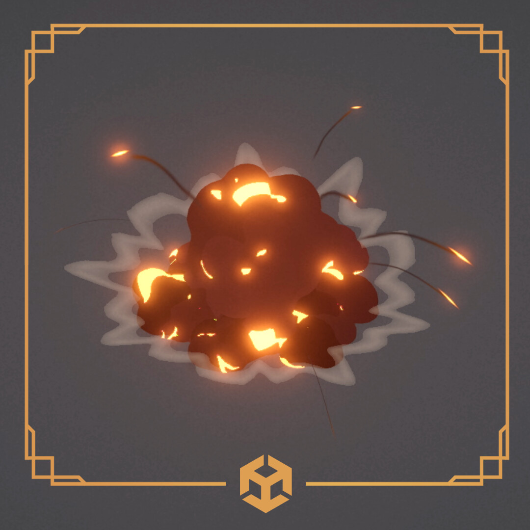 ArtStation - VFX Stylized Explosion