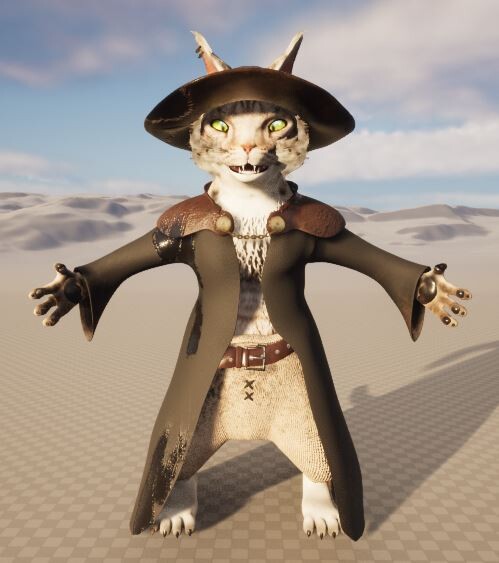 ArtStation - DND Cat Wizard and Beholder