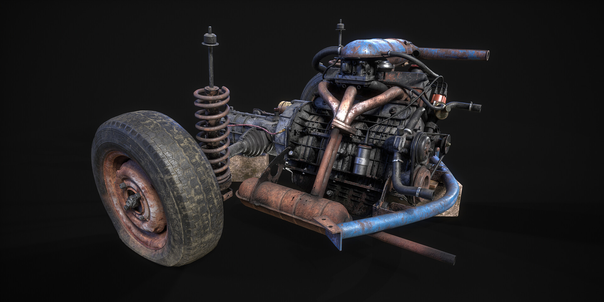 ArtStation - Old engine, game model