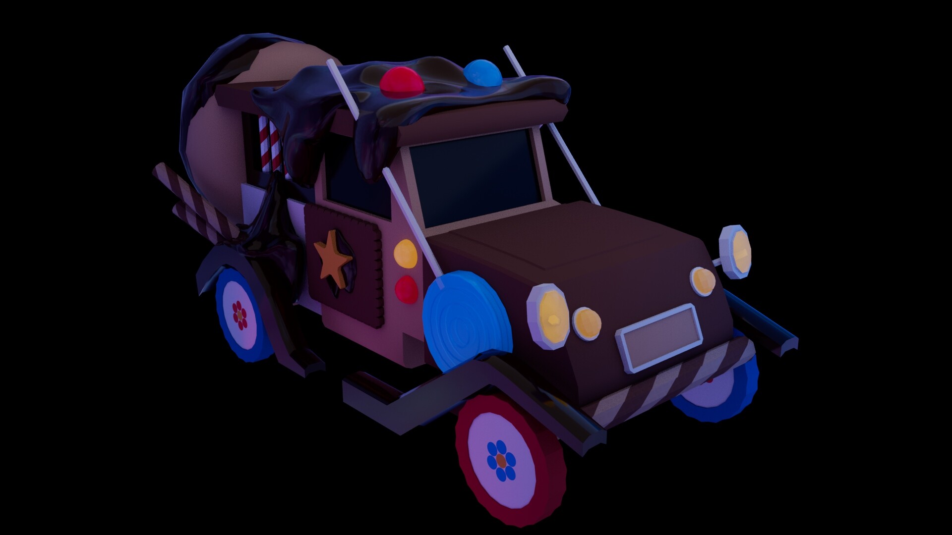 ArtStation - Candy cop car
