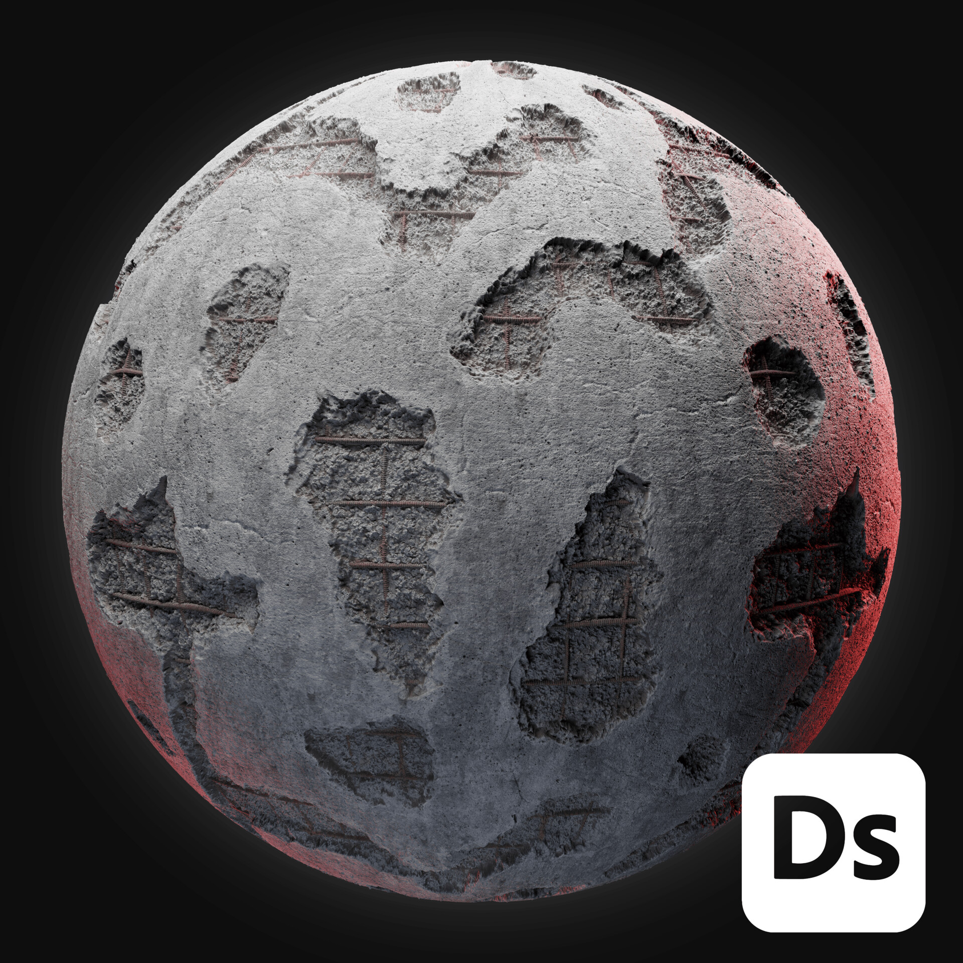 ArtStation - Damaged Concrete