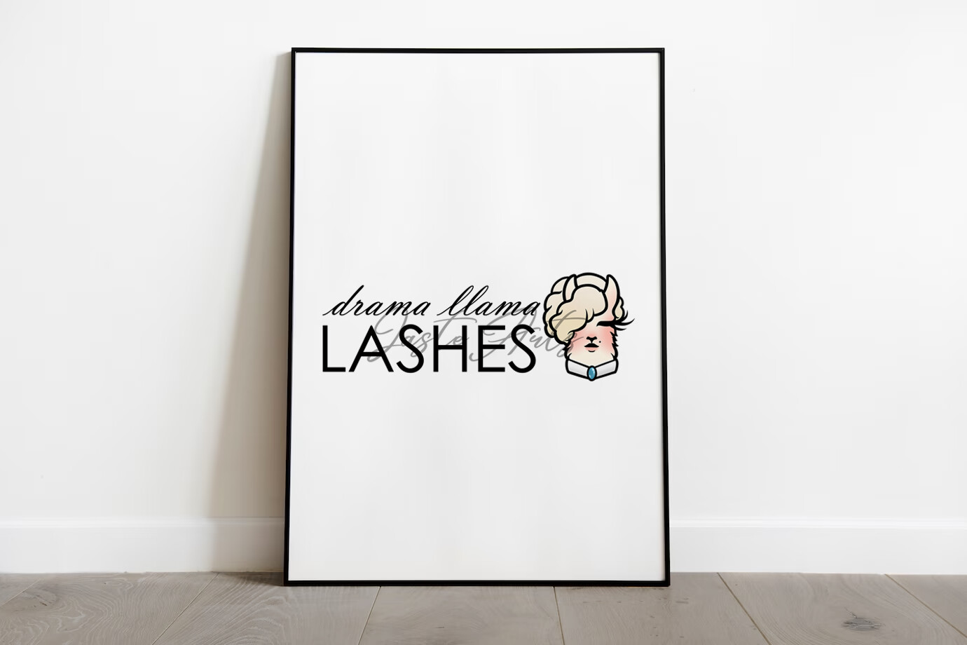 ArtStation - Drama Llama Lashes Logo