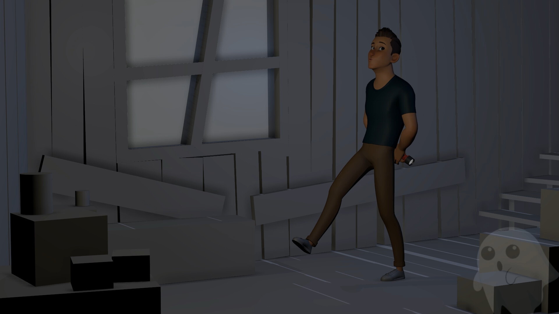 ArtStation - "Ghost Hunt": Animation Progression Reel