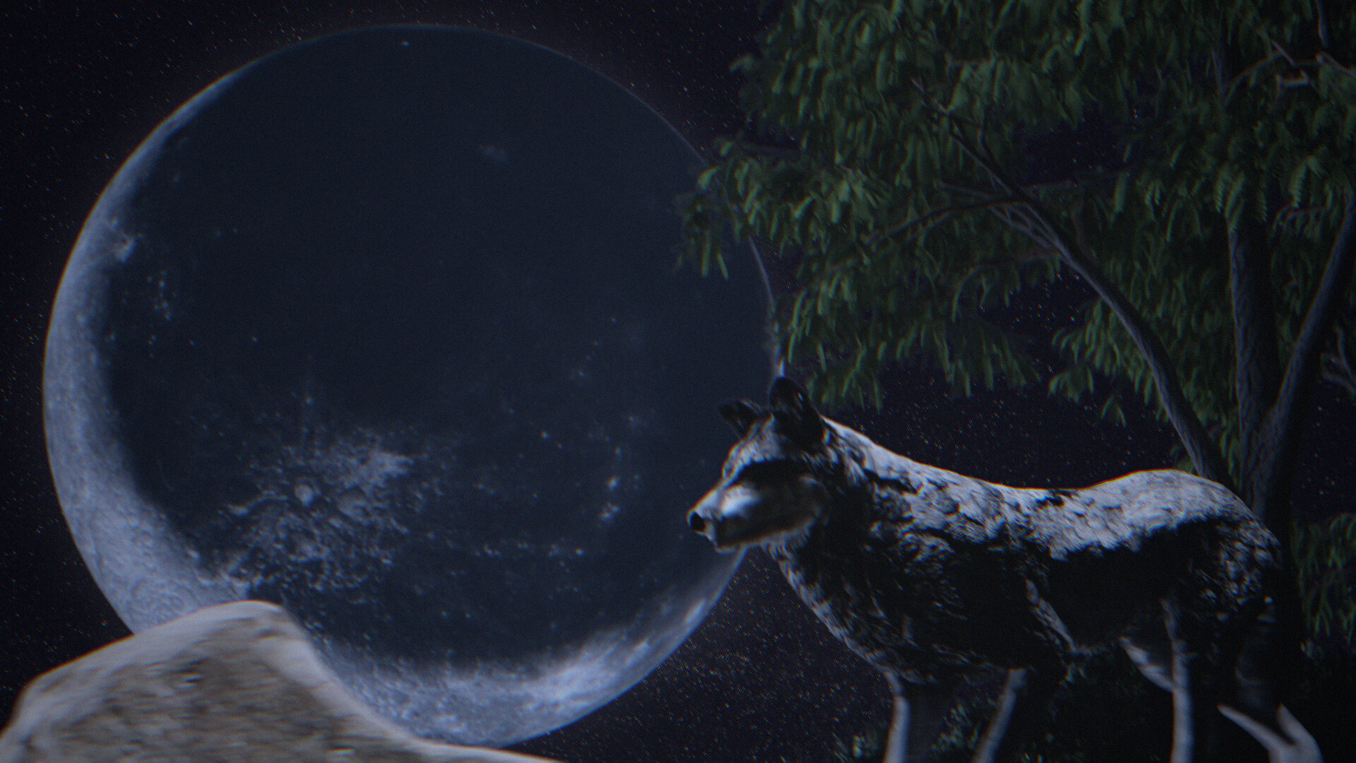 ArtStation - Wolf howl