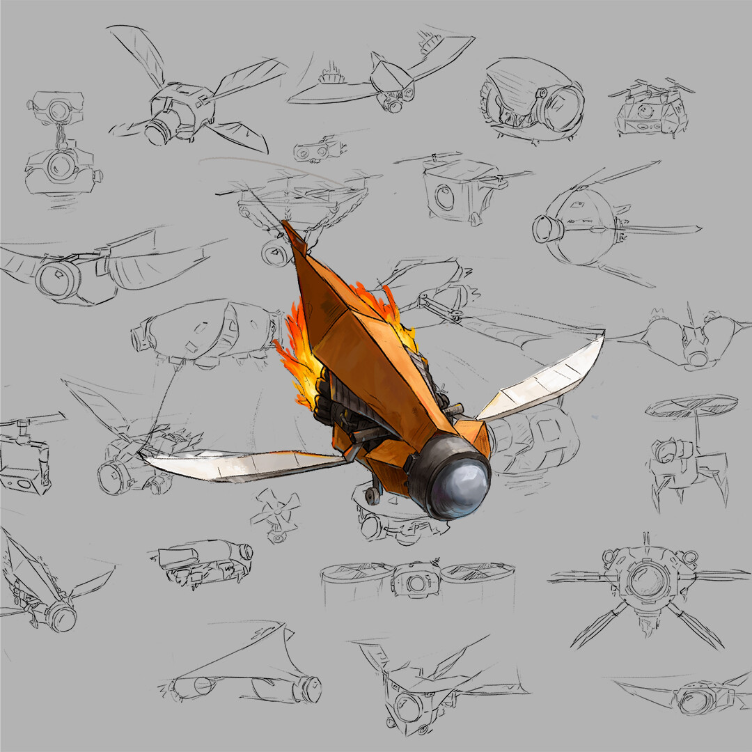 ArtStation - Drone concept