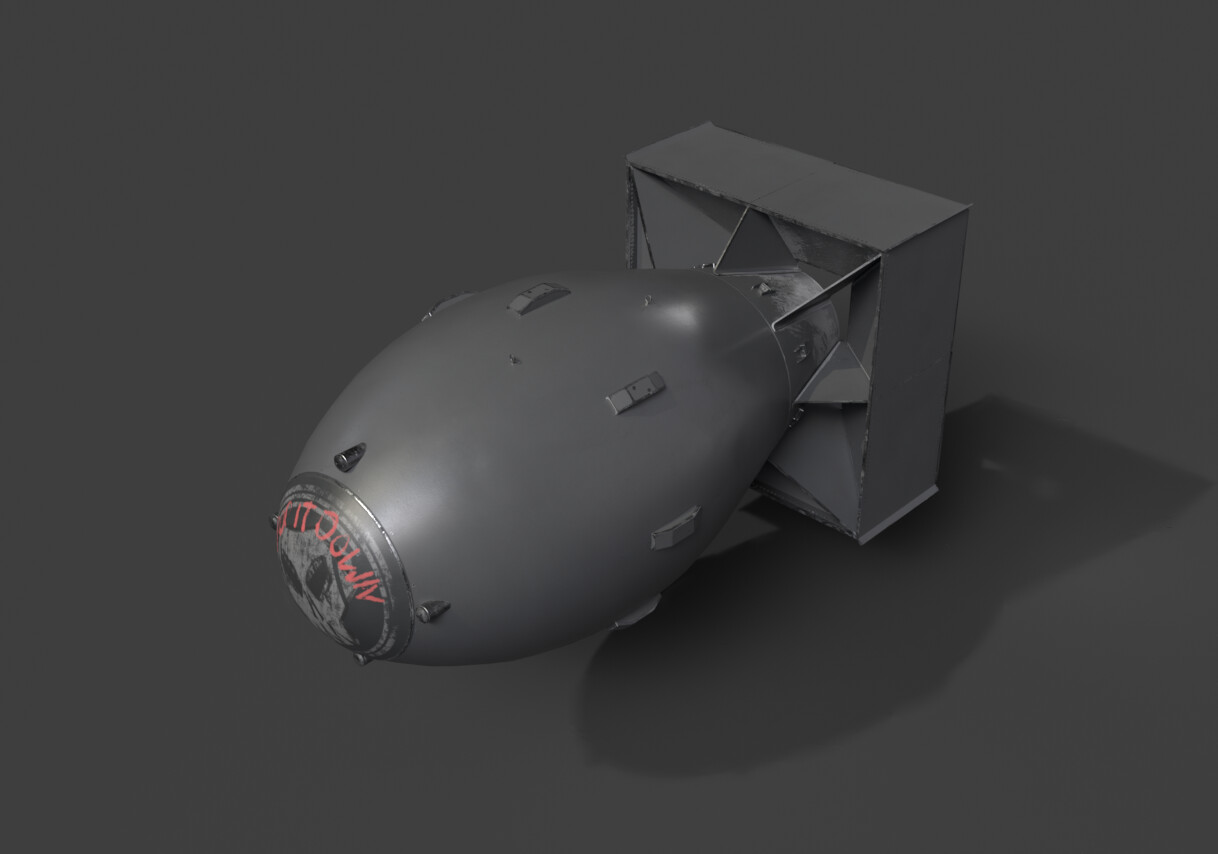 ArtStation - Nuke // Fat Man model