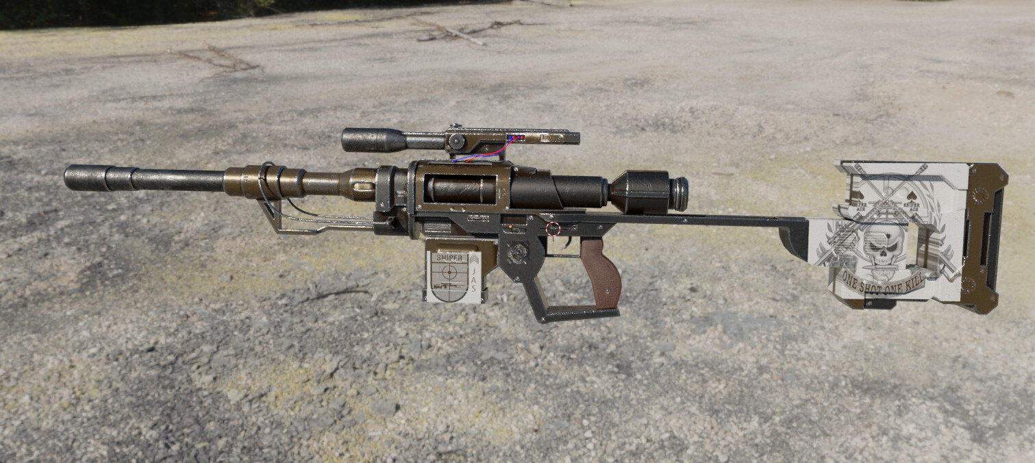 ArtStation - Jas Sniper Rifle by JAS