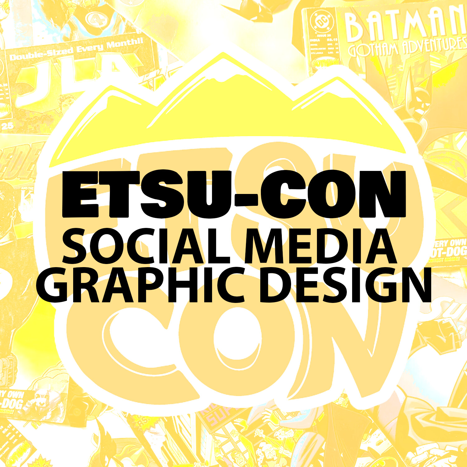 ArtStation - ETSU-Con Social Media Graphic Design Work