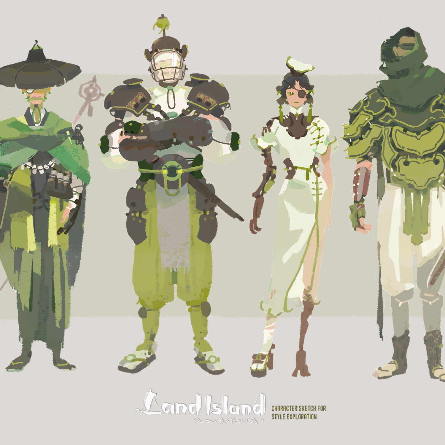 ArtStation - 【Land Island】Style Exploration Sketch1 20230310
