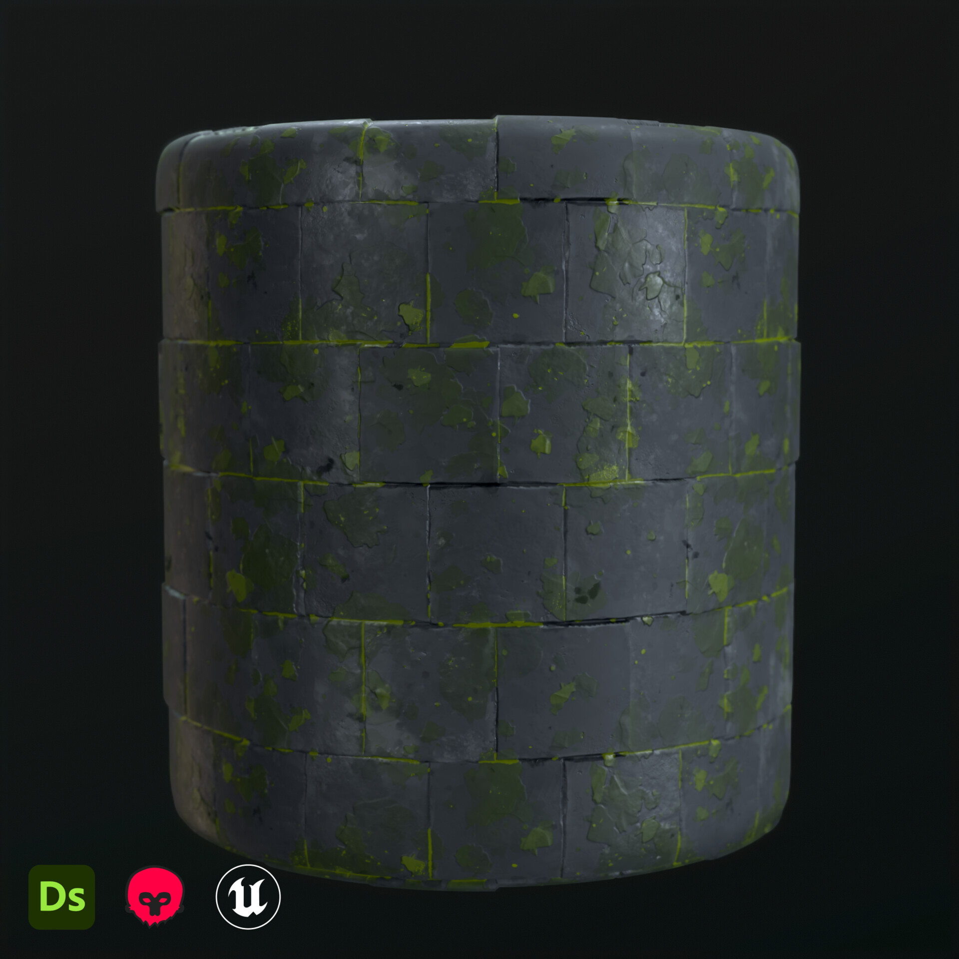 ArtStation - Stylized Stone Floor TIles | Practice