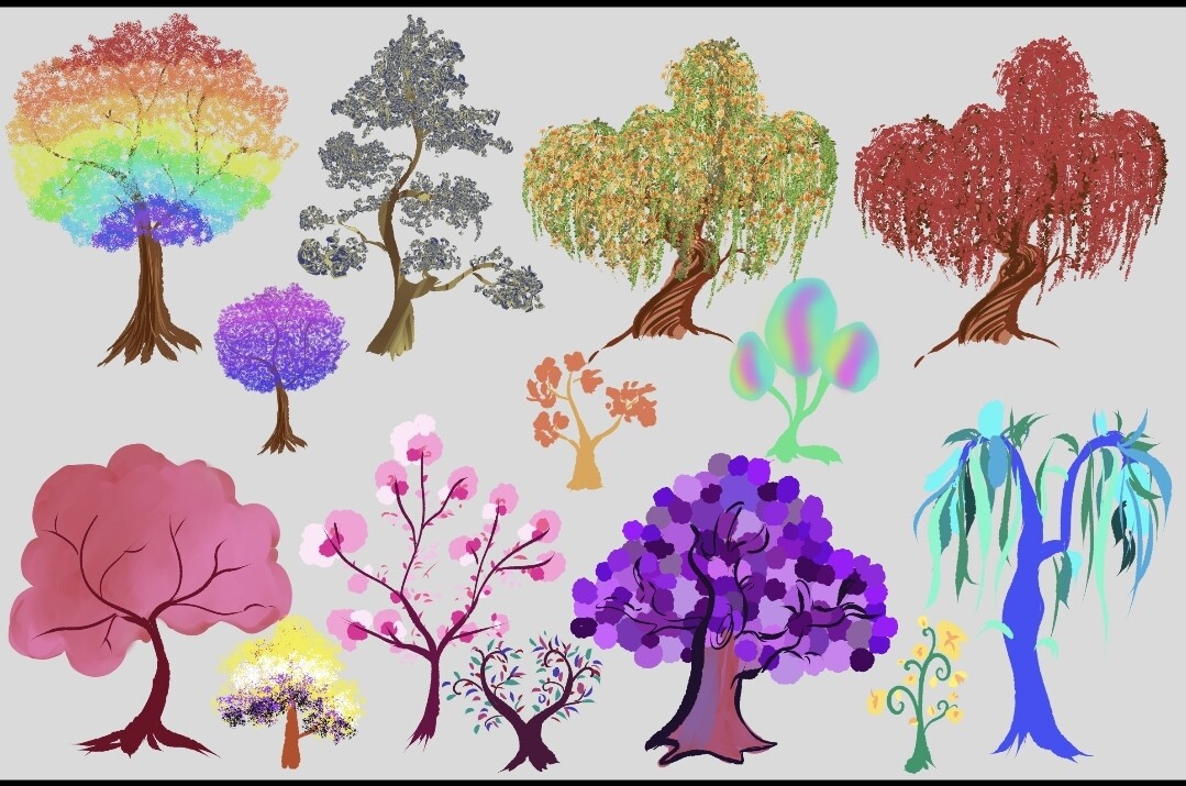 ArtStation - Tree and Rock design