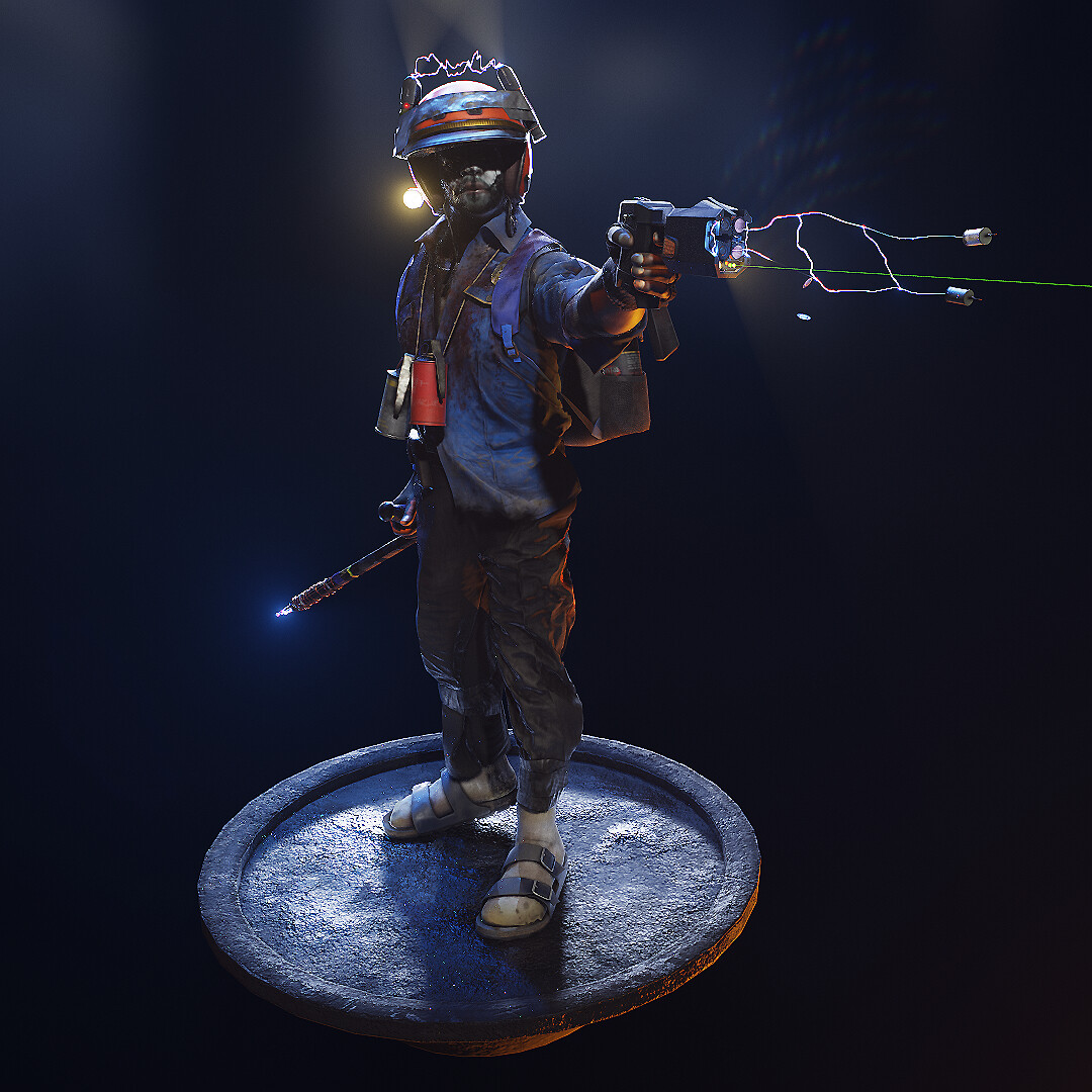 ArtStation - Officer Cherry (The Last Cop)