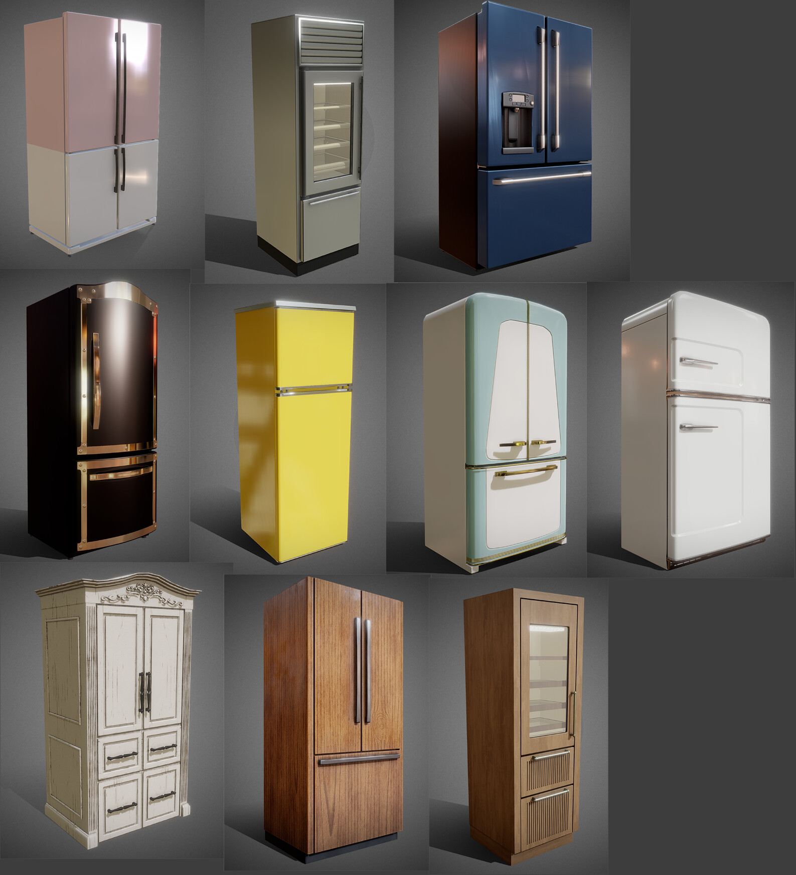 ArtStation - Fridge Game Assets