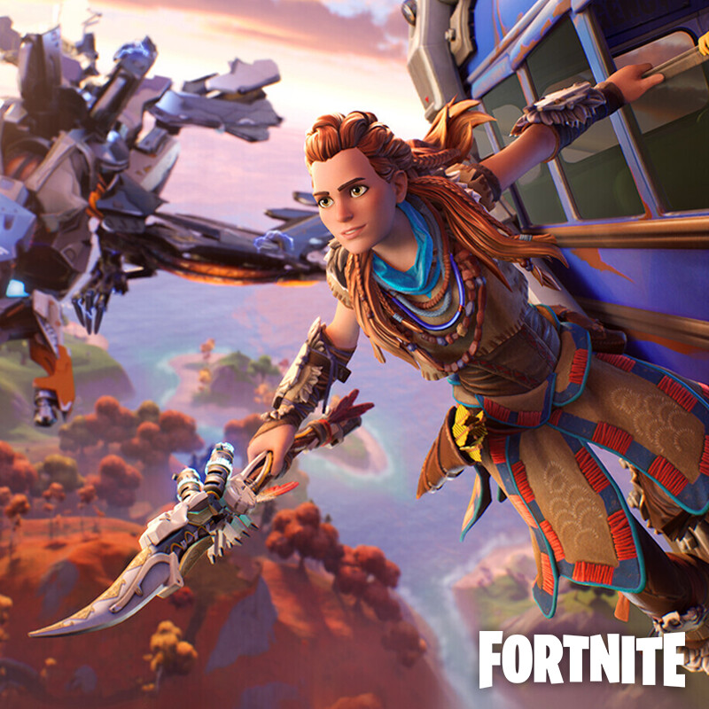 ArtStation - Fortnite & Horizon Zero Dawn - Loading Screen