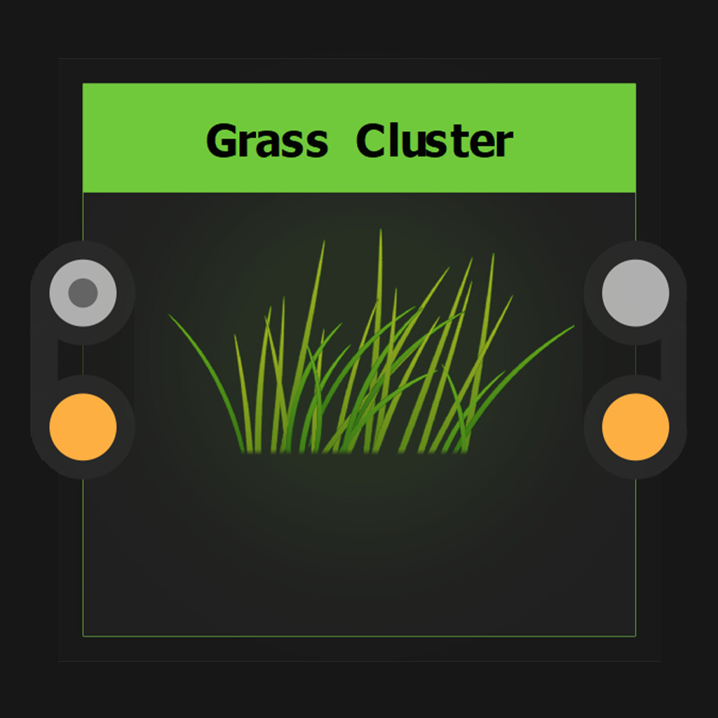 ArtStation - Grass Cluster - Substance Designer Utility Node